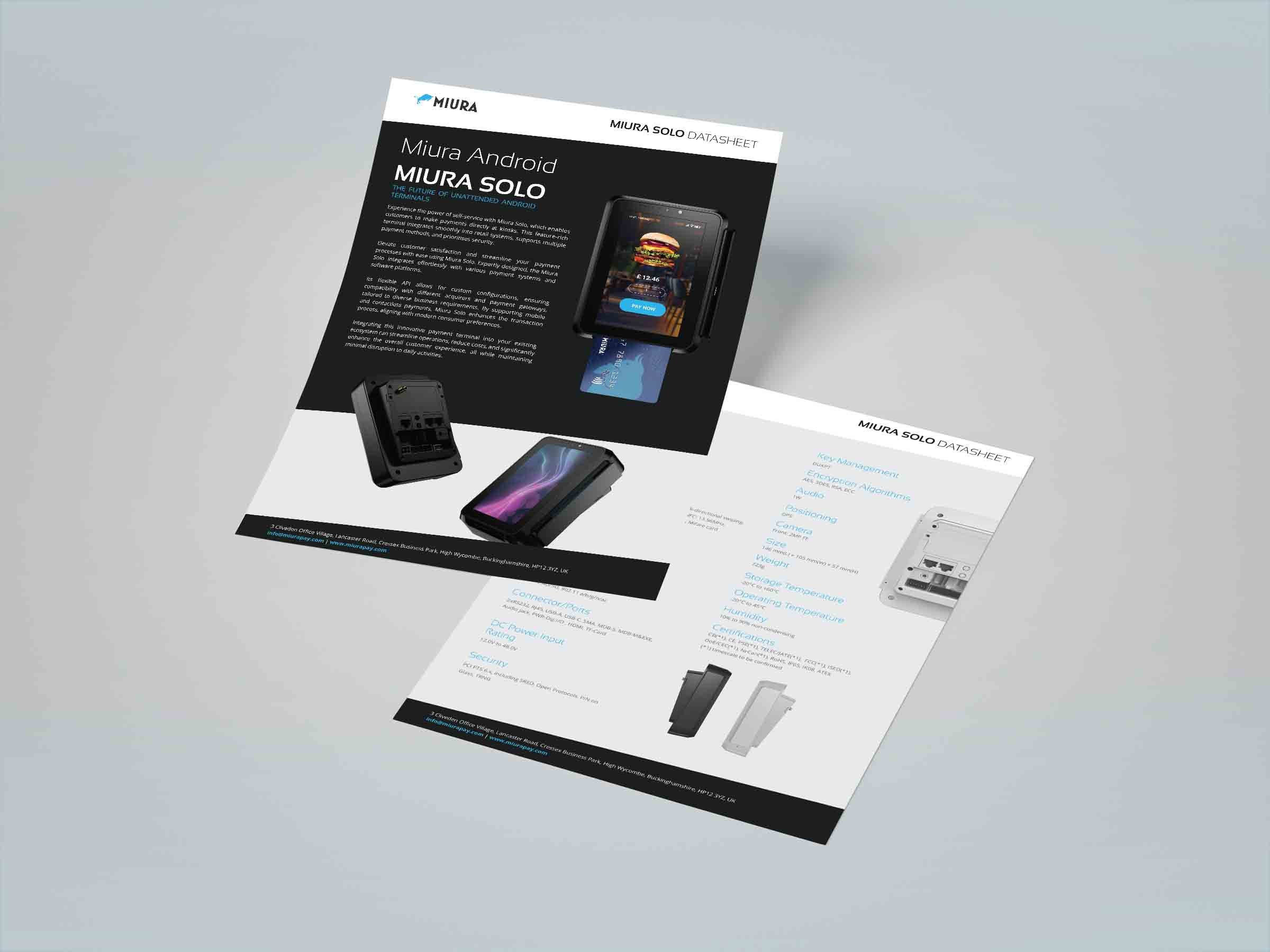 Miura Solo The Future of Unattended Android Payment Terminals | The next-gen Payments